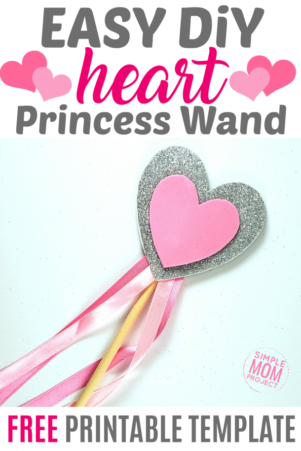 Easy and Cute DiY Princess Heart Wand Tutorial