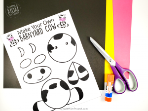 Cute and Fun Farm Craft Cow Art Project - Simple Mom Project
