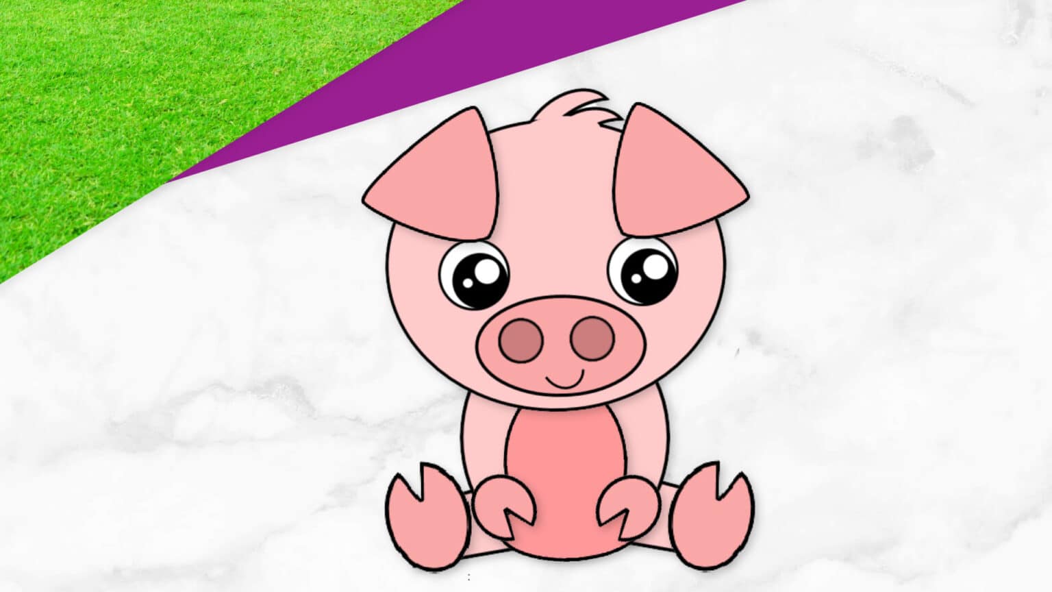 Easy Cut and Paste Pig Craft Activity for Preschool Kids