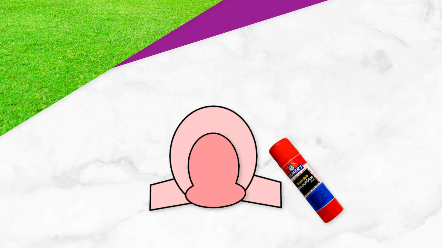 Easy Cut and Paste Pig Craft Activity for Preschool Kids