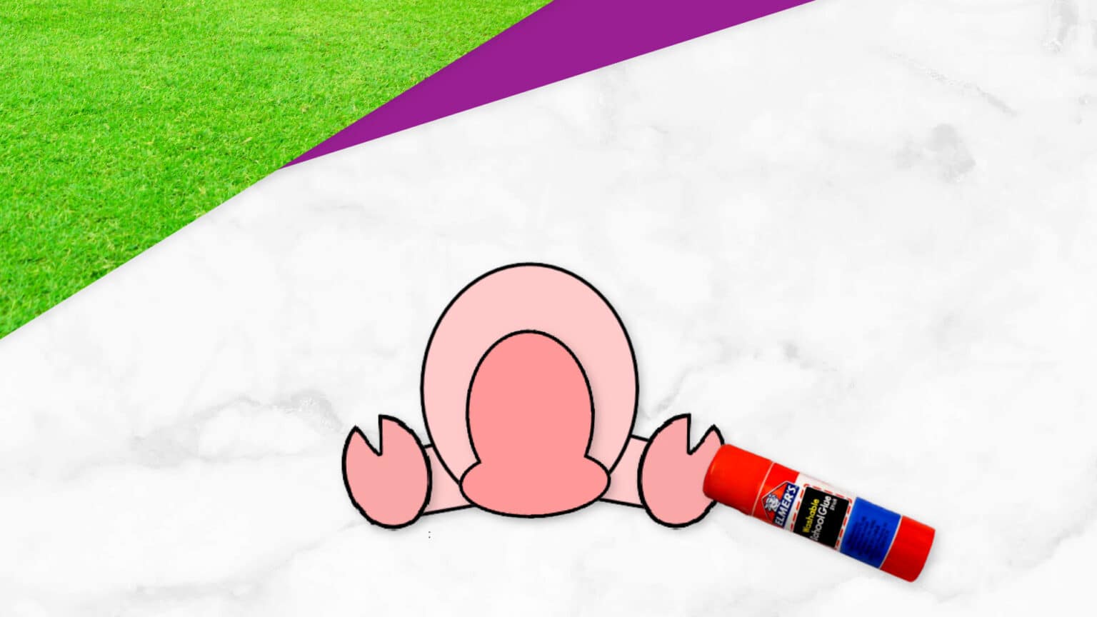 Easy Cut and Paste Pig Craft Activity for Preschool Kids