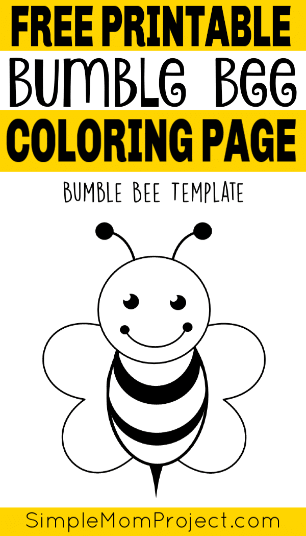 Free Printable Bee Templates - Simple Mom Project
