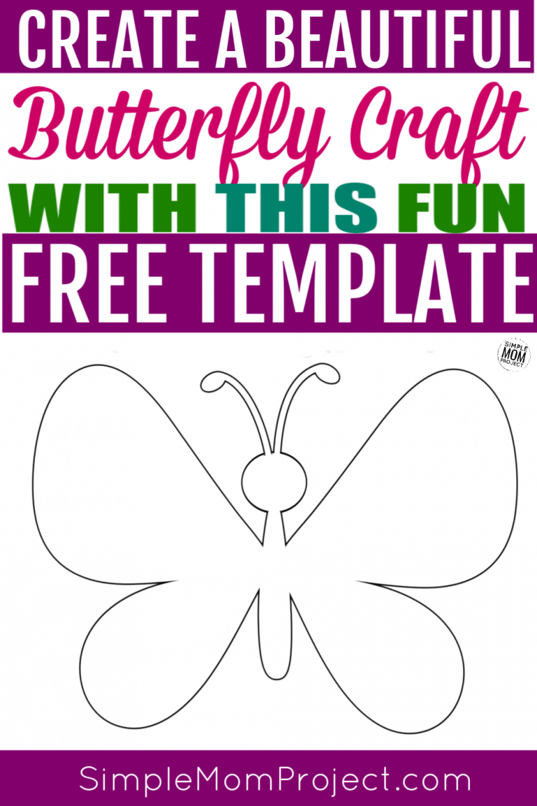 Free Printable Butterfly Templates - Simple Mom Project
