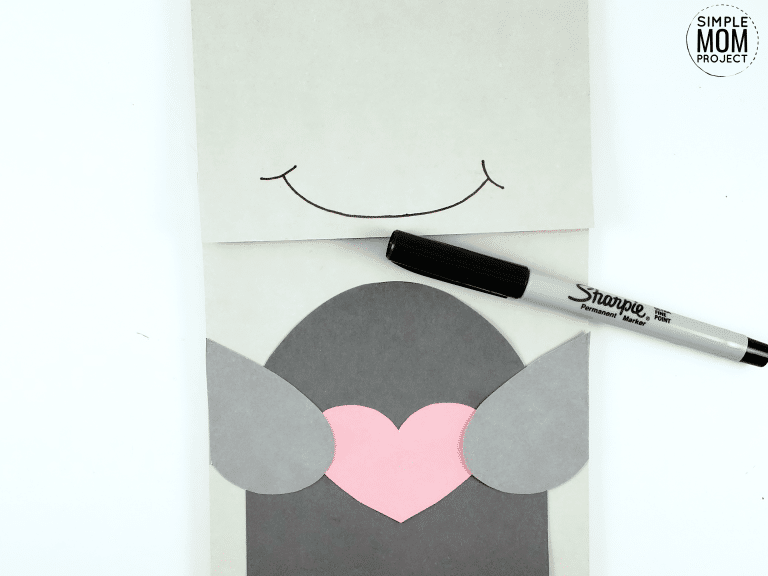 Easy Diy Paper Bag Elephant Puppet & Free Template – Simple Mom Project