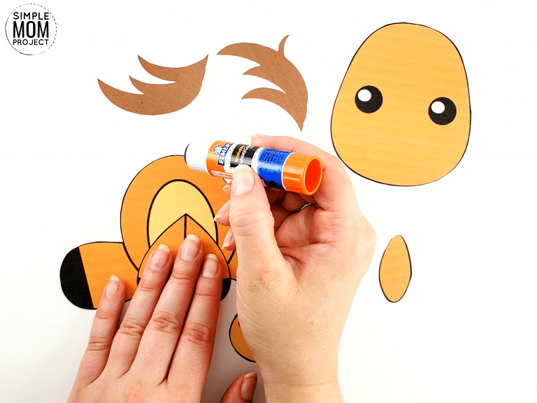 Easy, Printable Cut Out Horse Craft For Kids - Simple Mom Project