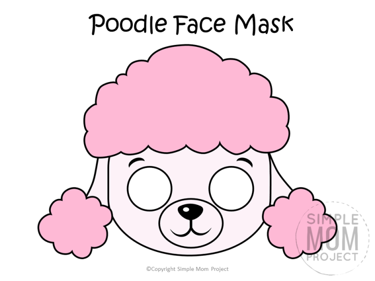 Free Printable Dog Face Mask Templates - Simple Mom Project