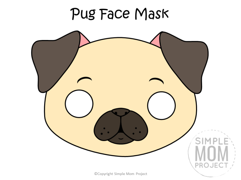 Free Printable Dog Face Mask Templates - Simple Mom Project