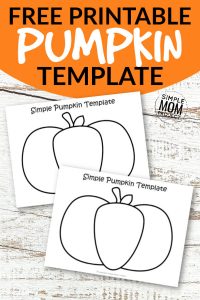 Pumpkin Templates in Large and Small Free Printable Outline
