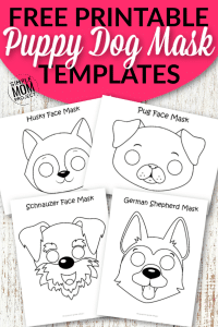 Free Printable Dog Face Mask Templates - Simple Mom Project