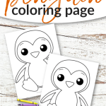Toilet Paper Roll Penguin with FREE Printable Templates - Simple Mom ...