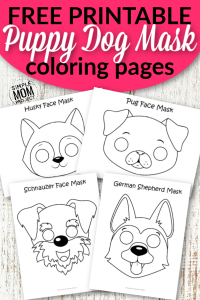 Free Printable Dog Face Mask Templates - Simple Mom Project