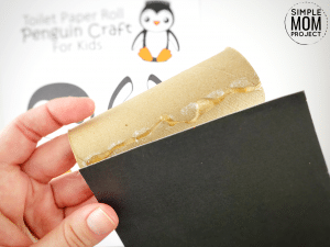 Toilet Paper Roll Penguin with FREE Printable Templates