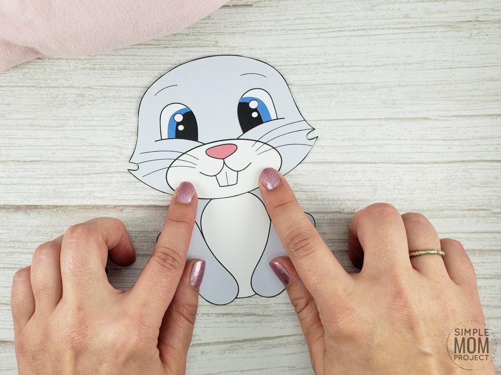 Free Cut and Paste Bunny Rabbit Craft – Simple Mom Project