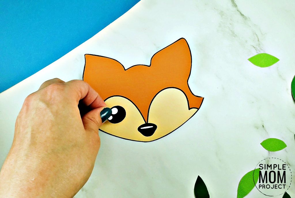 Easy Cut and Paste Fox Craft for Kids – Free Printable Template