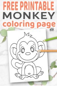 Easy Build-a-Monkey Craft for Kids with FREE Template