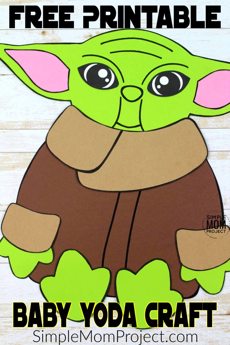 Build-a-Yoda Craft for Kids with a Free Printable Template – Simple Mom ...