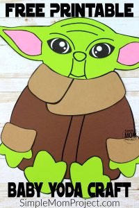 Build-a-Yoda Craft for Kids with a Free Printable Template – Simple Mom ...