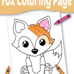 Build-a-Fox Craft for Kids with Free Printable Fox Templates