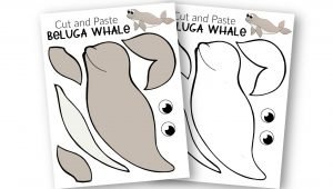 Easy DiY Beluga Whale Craft with Free Template