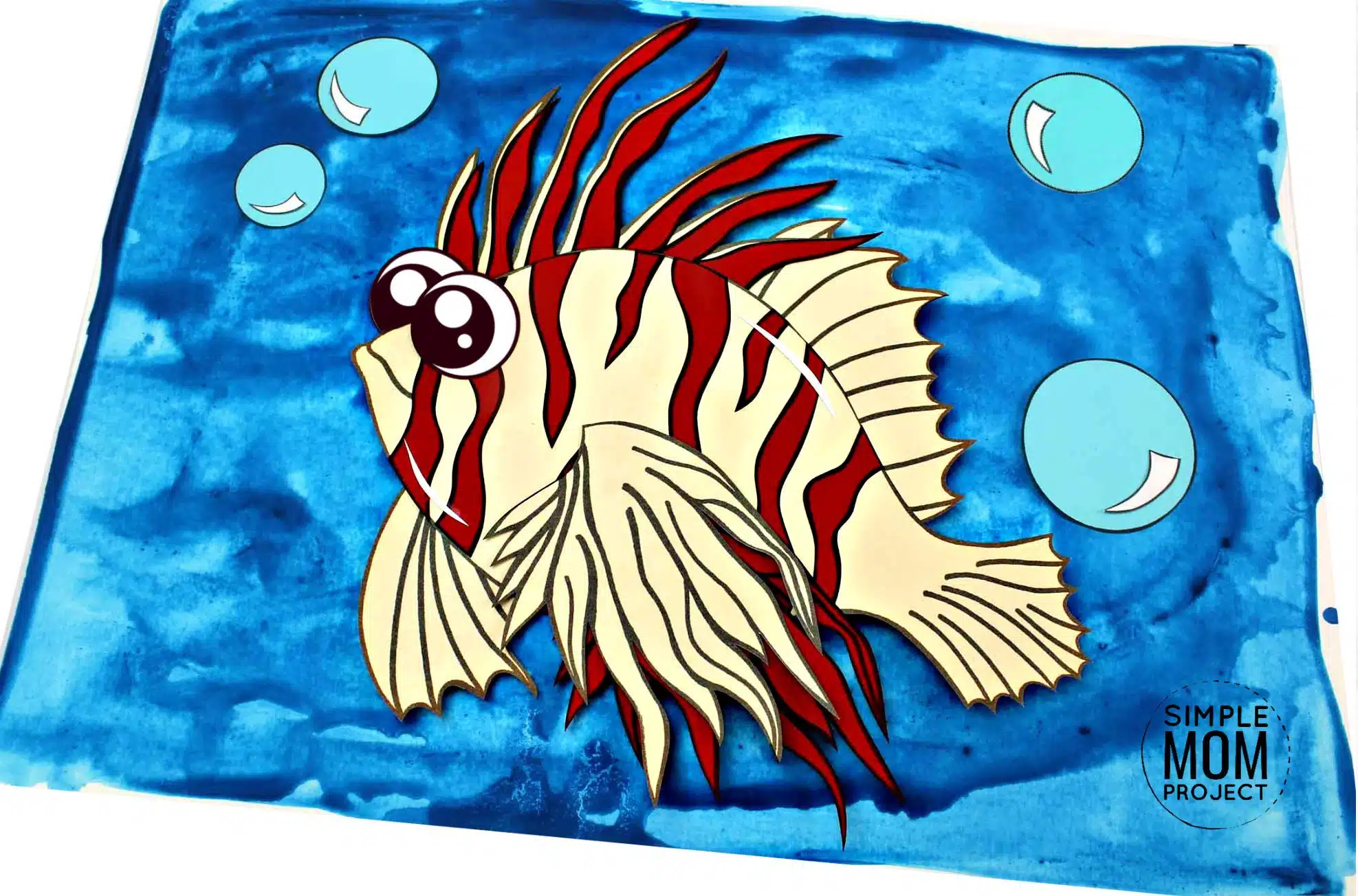 Easy DiY Lion Fish Craft for Kids with Free Template – Simple Mom Project