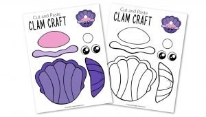 Ocean Cut and Paste Printable Templates Bundle – Simple Mom Project