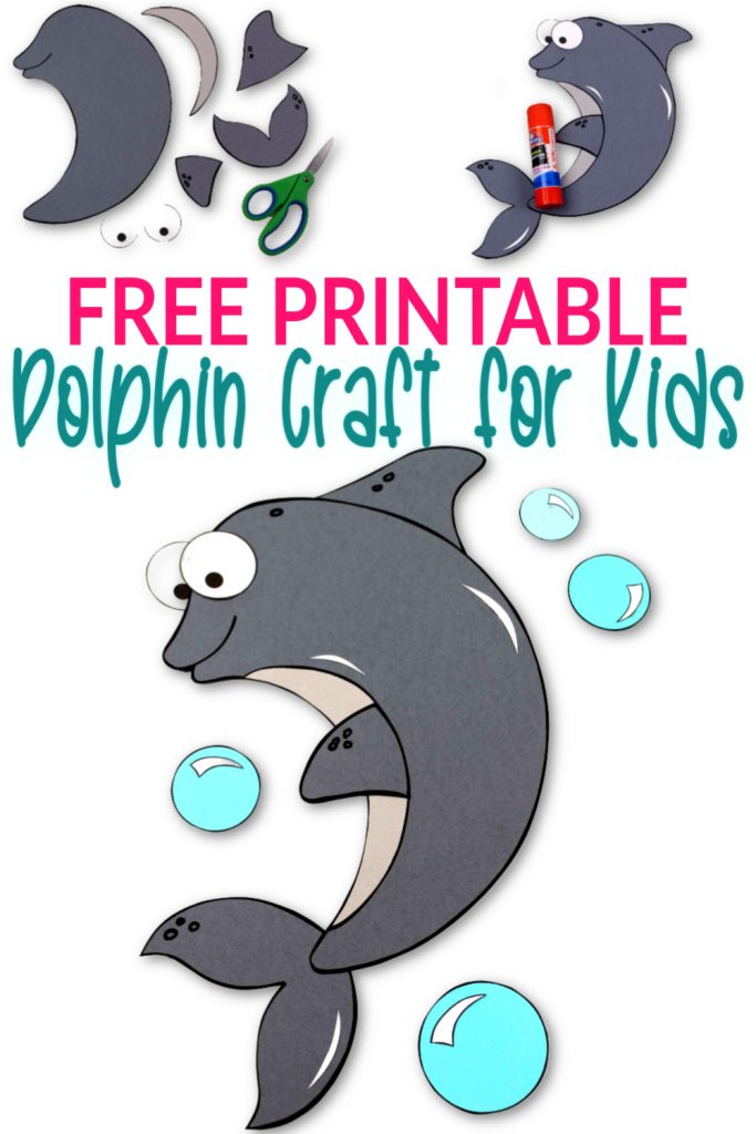 Free Printable Dolphin Craft for Kids - Simple Mom Project