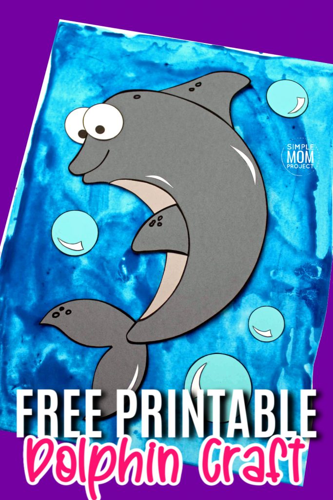 Free Printable Dolphin Craft for Kids - Simple Mom Project