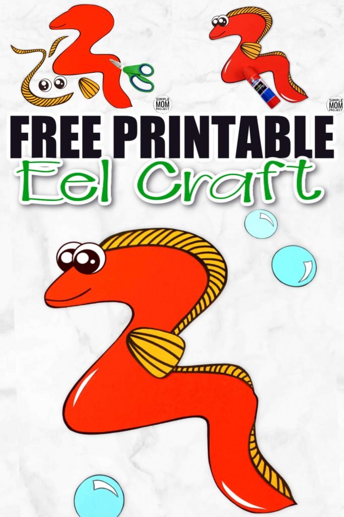 Fun and Easy Ocean Animal Eel Craft for Kids - Simple Mom Project
