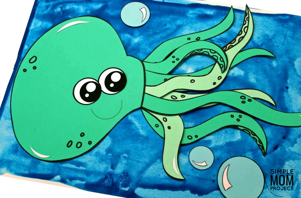 Adorable Octopus Ocean Animal Craft for Kids - Simple Mom Project