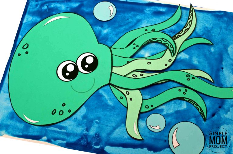 Adorable Octopus Ocean Animal Craft for Kids - Simple Mom Project