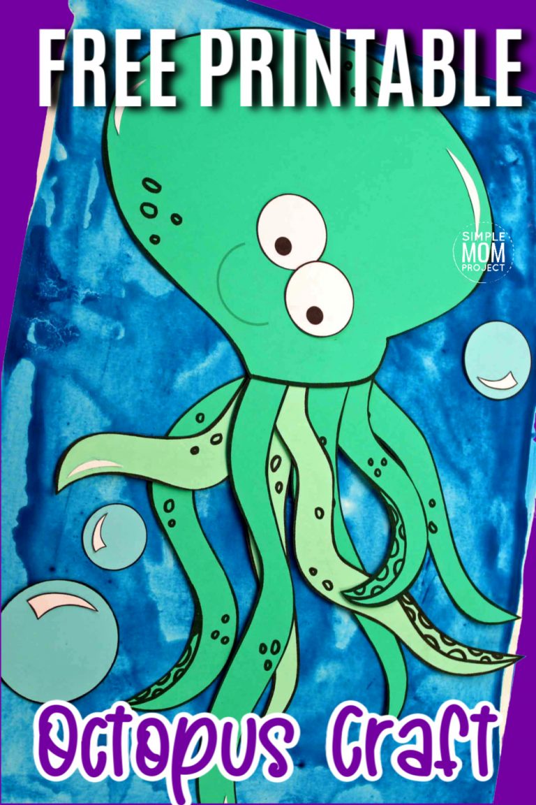 Adorable Octopus Ocean Animal Craft for Kids - Simple Mom Project