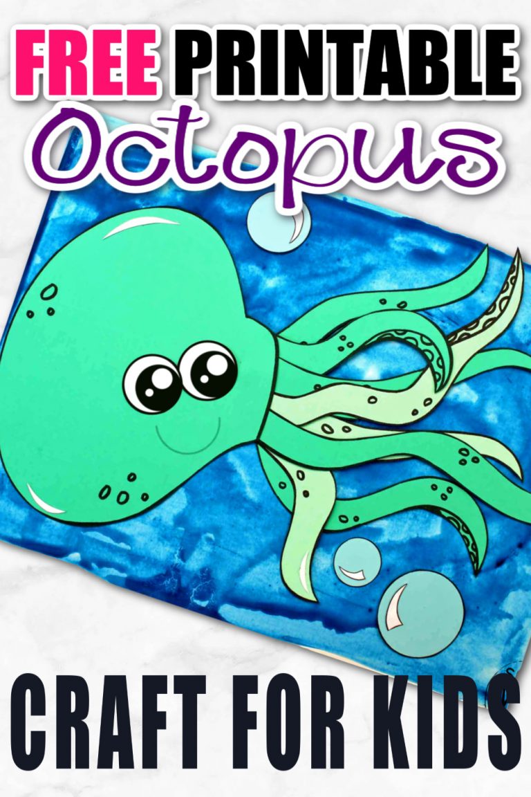 Free Printable Stingray Craft for Kids with Template – Simple Mom Project