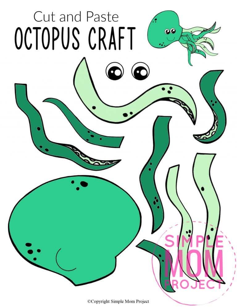 Adorable Octopus Ocean Animal Craft for Kids - Simple Mom Project
