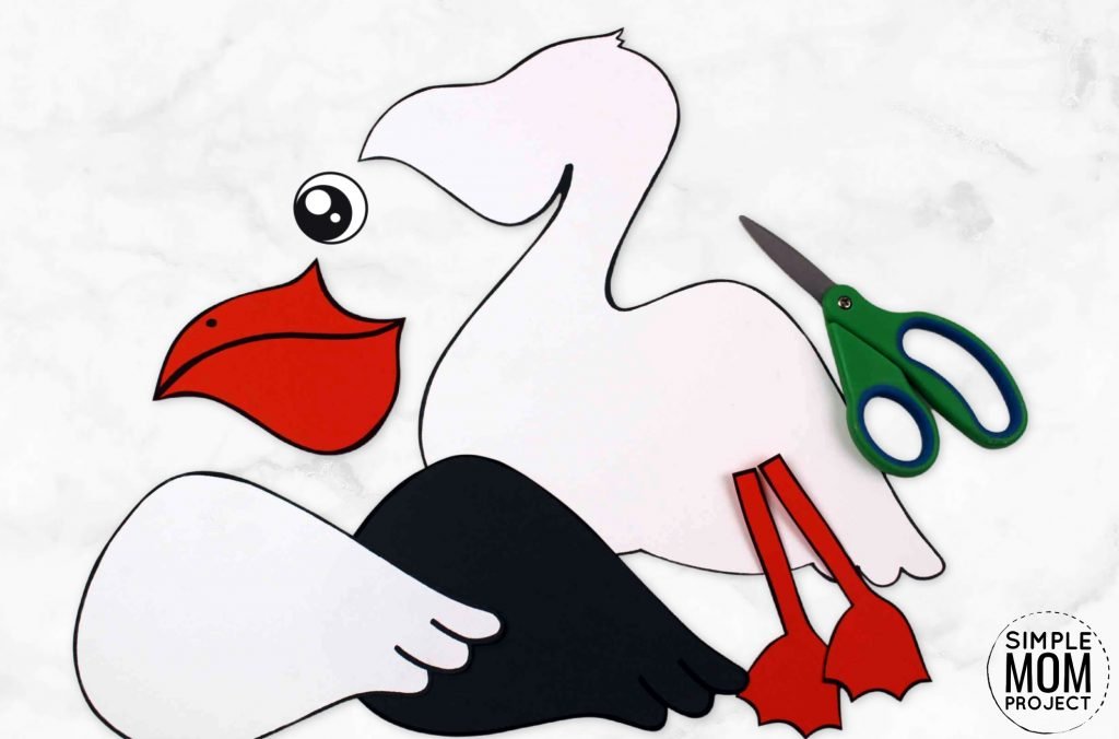 Fun Pelican Free Printable Craft for Kids – Simple Mom Project