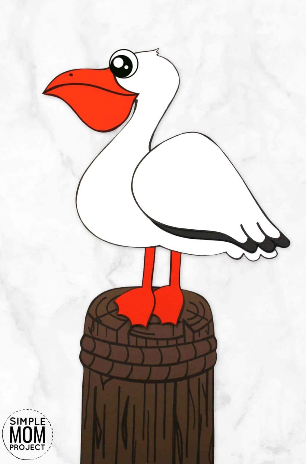 Fun Pelican Free Printable Craft for Kids - Simple Mom Project