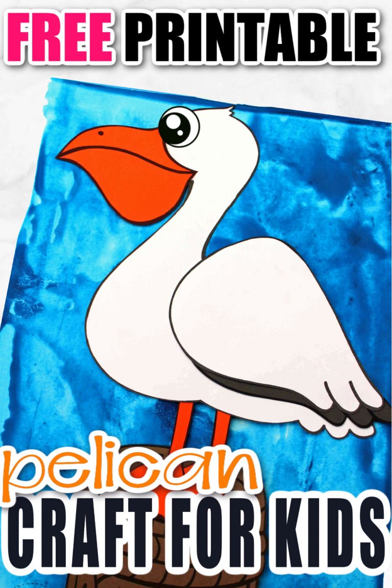 Fun Pelican Free Printable Craft for Kids - Simple Mom Project