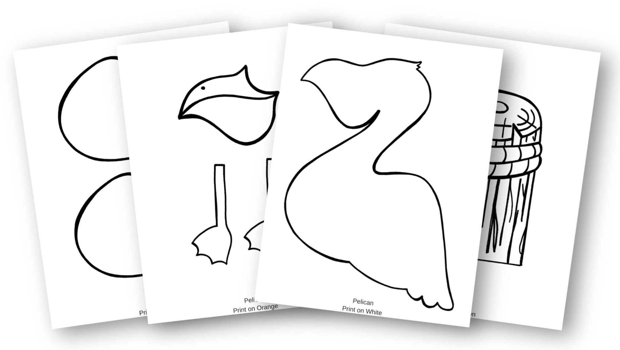 Fun Pelican Free Printable Craft for Kids - Simple Mom Project