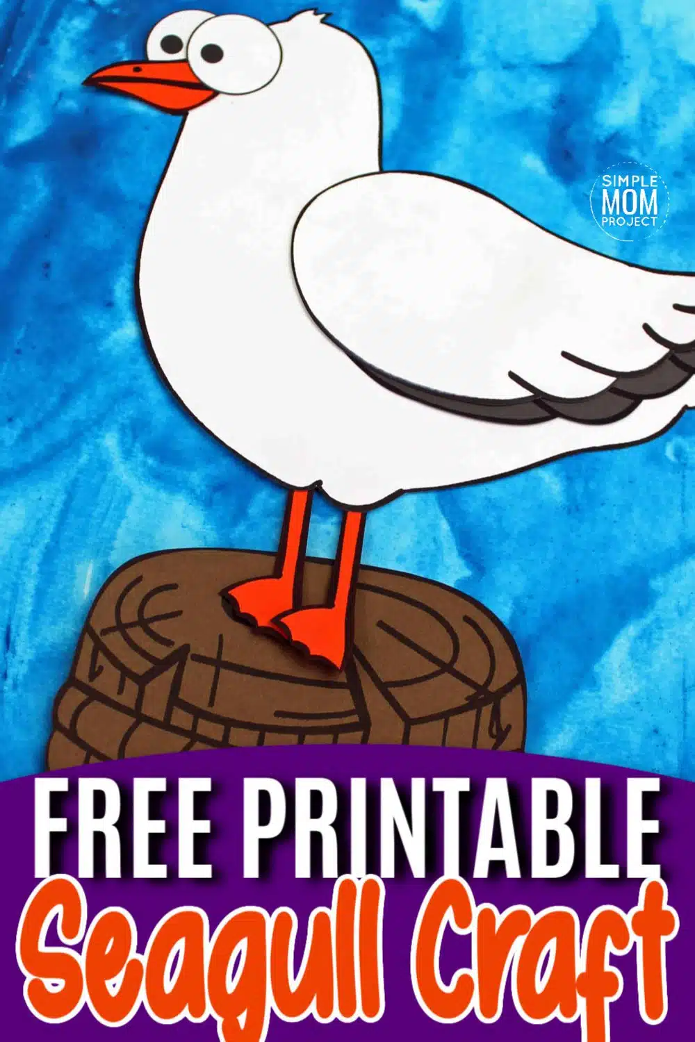 Easy DiY Seagull Craft for Kids with Free Template – Simple Mom Project