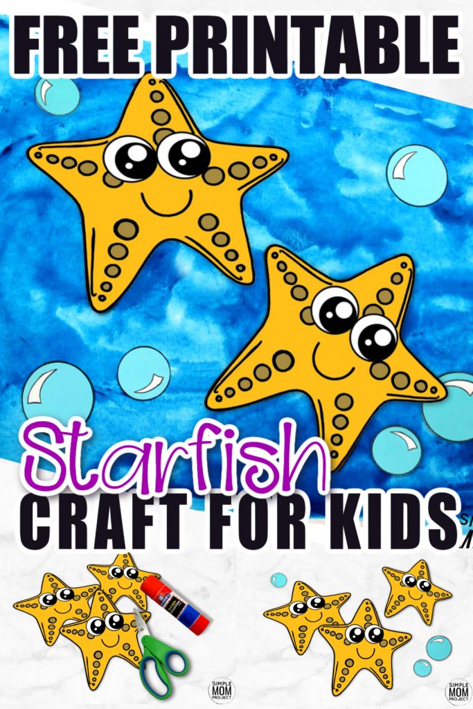 Easy DiY Starfish Craft for Kids with Free Template – Simple Mom Project