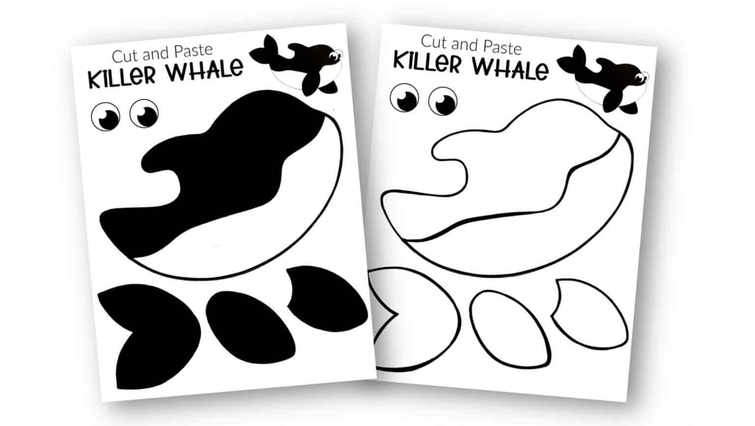 Easy DiY Killer Whale Orca Craft for Kids - Simple Mom Project
