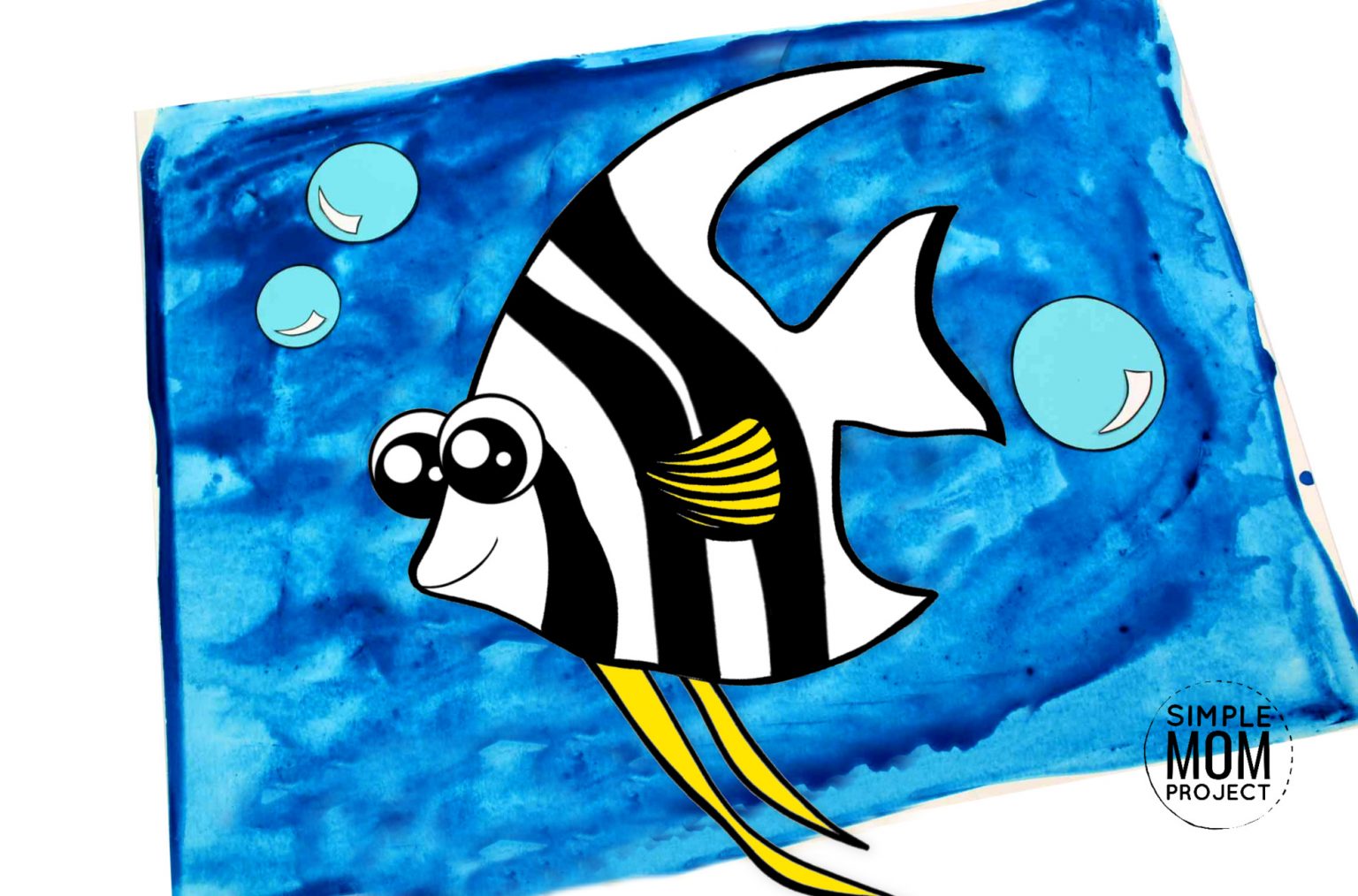 Easy DiY Angelfish Craft Printable with Free Template – Simple Mom Project