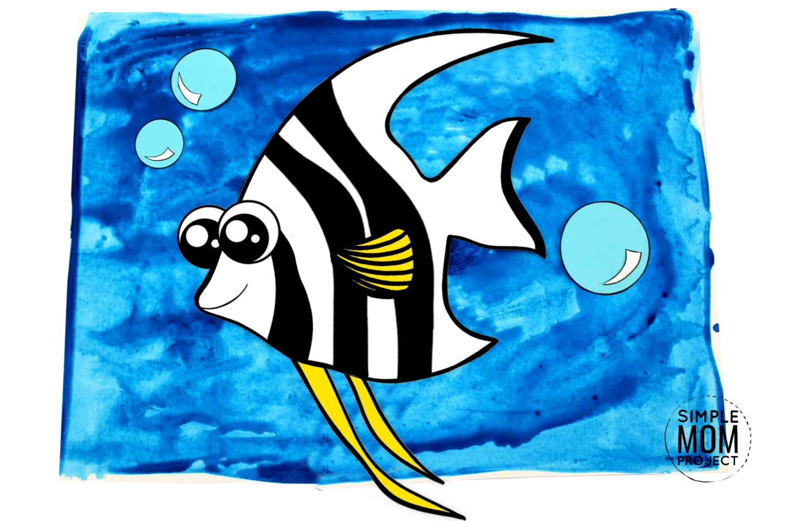 Easy DiY Angelfish Craft Printable with Free Template – Simple Mom Project