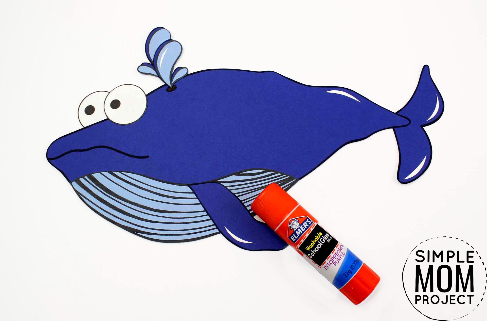 Easy DiY Blue Whale Craft for Kids with Free Whale Template - Simple ... Easy DiY Blue Whale Craft for Kids with Free Whale Template - Simple ...
