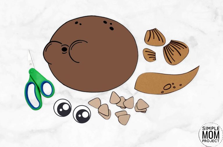 Easy DiY Ocean Animal Puffer Fish Craft with Free Template – Simple Mom ...