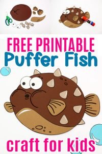 Easy DiY Ocean Animal Puffer Fish Craft with Free Template – Simple Mom ...