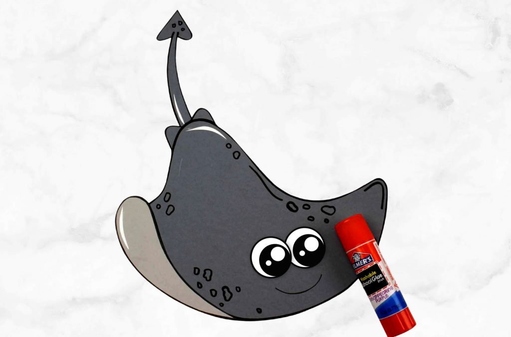 Free Printable Stingray Craft for Kids with Template – Simple Mom Project