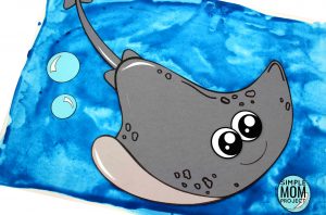 Free Printable Stingray Craft for Kids with Template – Simple Mom Project