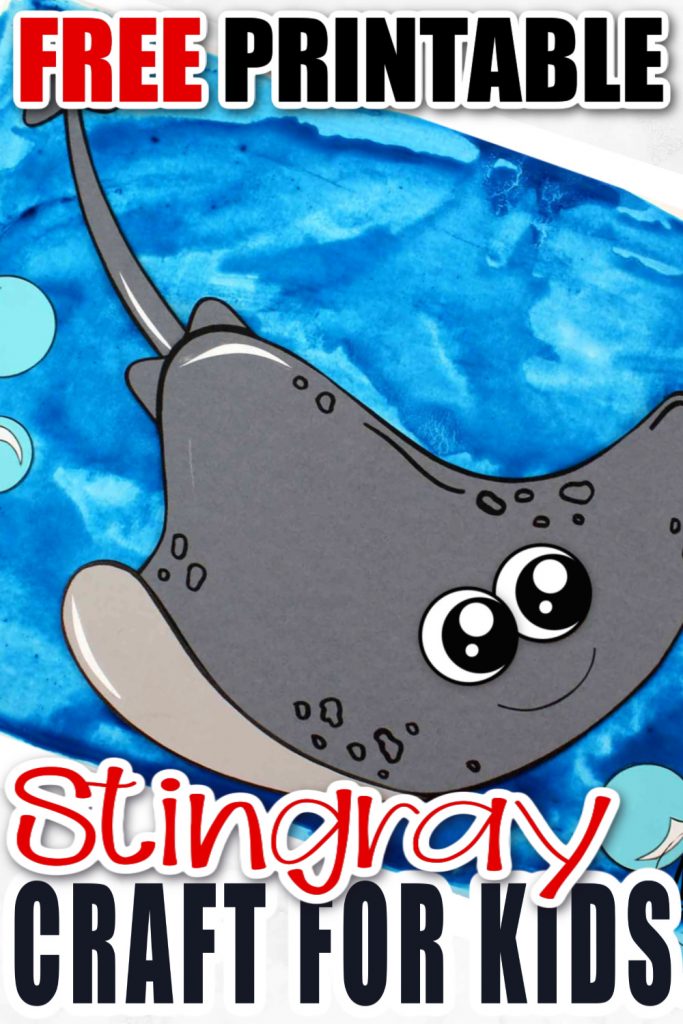 Free Printable Stingray Craft for Kids with Template – Simple Mom Project