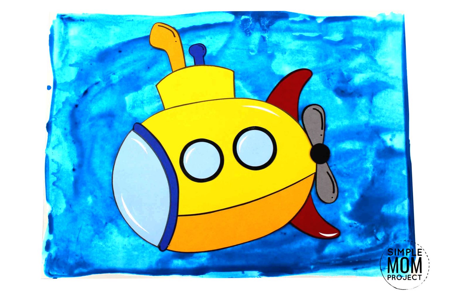 Easy DiY Submarine Craft for Kids with Free Template
