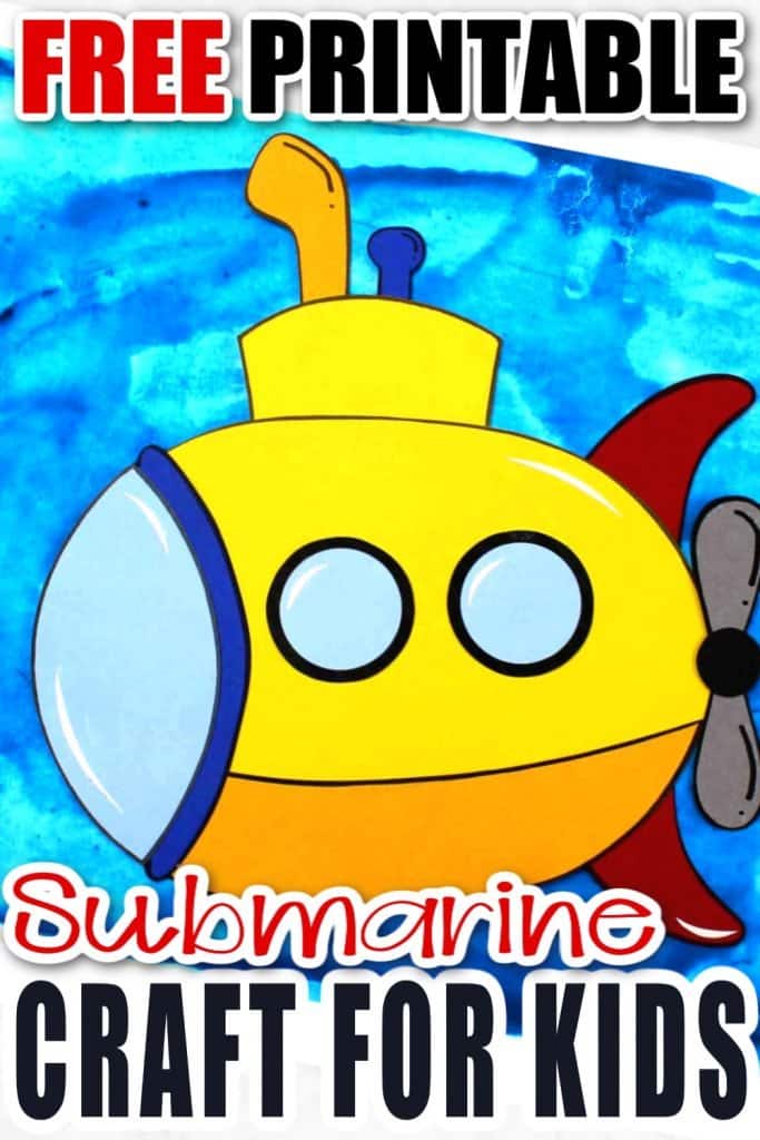 Easy DiY Submarine Craft for Kids with Free Template – Simple Mom Project
